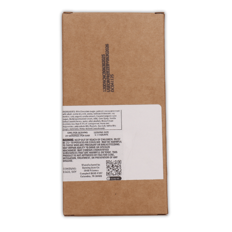 Burning Acre Choxxees and Cream | 120mg | Delta 9 THC Chocolate – Green ...