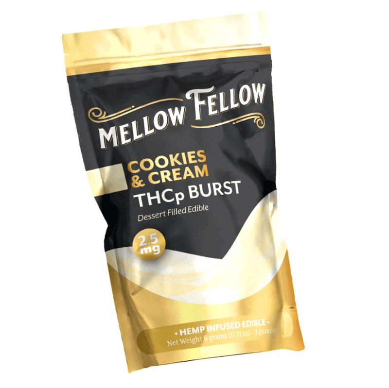 Mellow Fellow Cookies and Cream Burst | 2.5mg | THCp | Shop TN – Green ...
