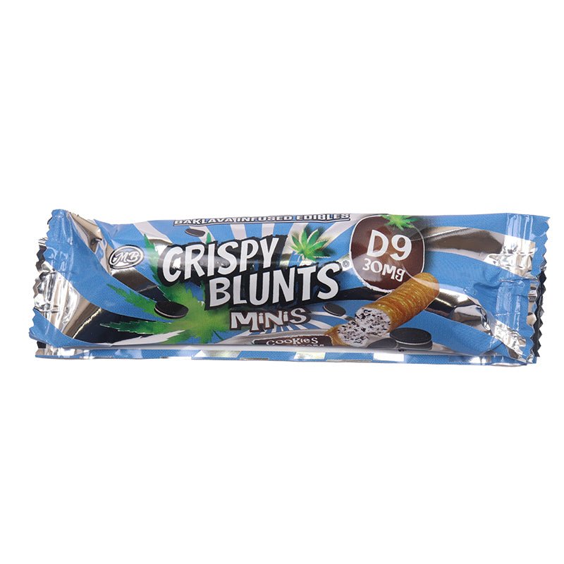 Crispy Blunts Cookies and Cream Edible | 30mg Mini | Delta 9 THC ...
