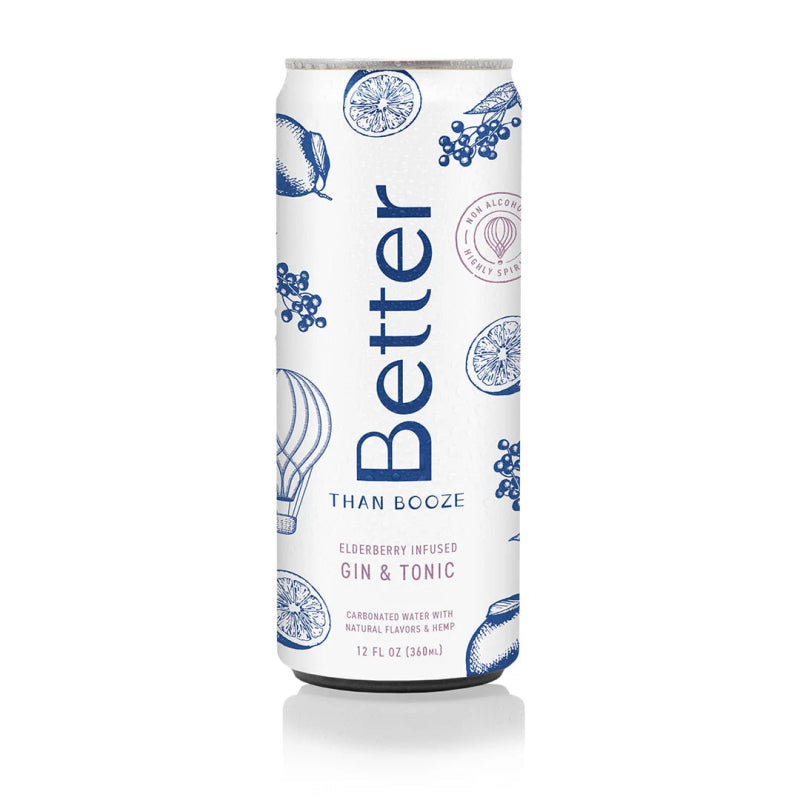 Better Than Booze Gin and Tonic Mocktail | 18mg | THC CBD – Green Treez ...