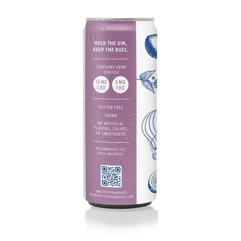 Better Than Booze Gin and Tonic Mocktail | 18mg | THC CBD – Green Treez ...