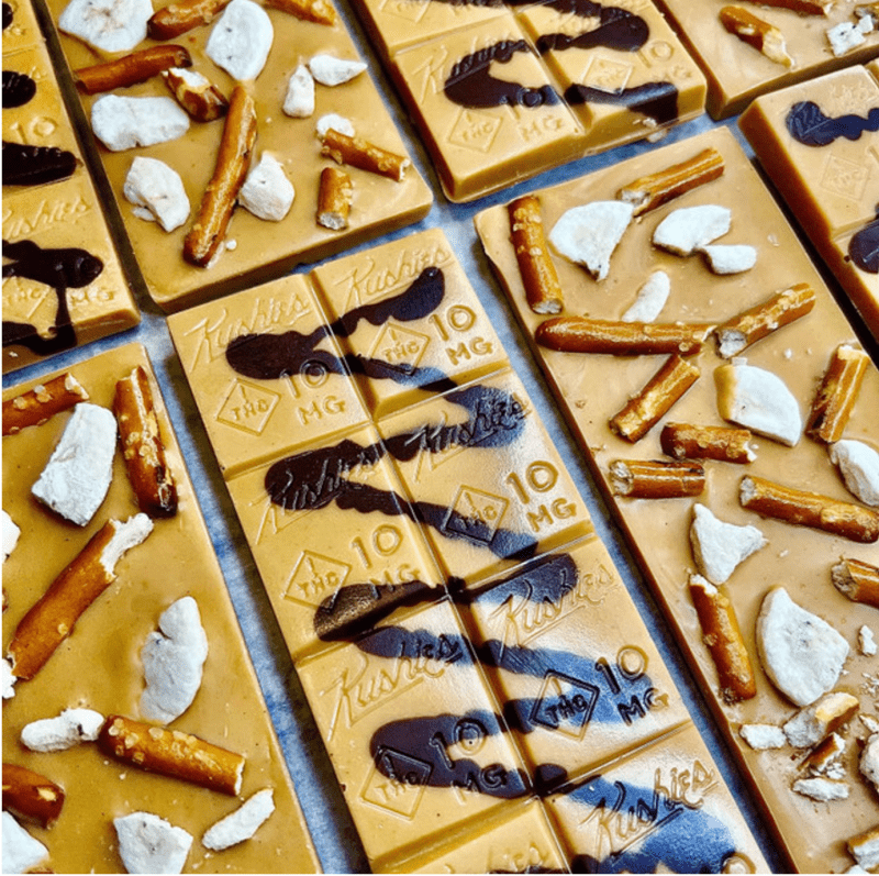Kushies THC Chocolate Bars All Flavors | 100mg | Delta 9 THC Chocolate ...