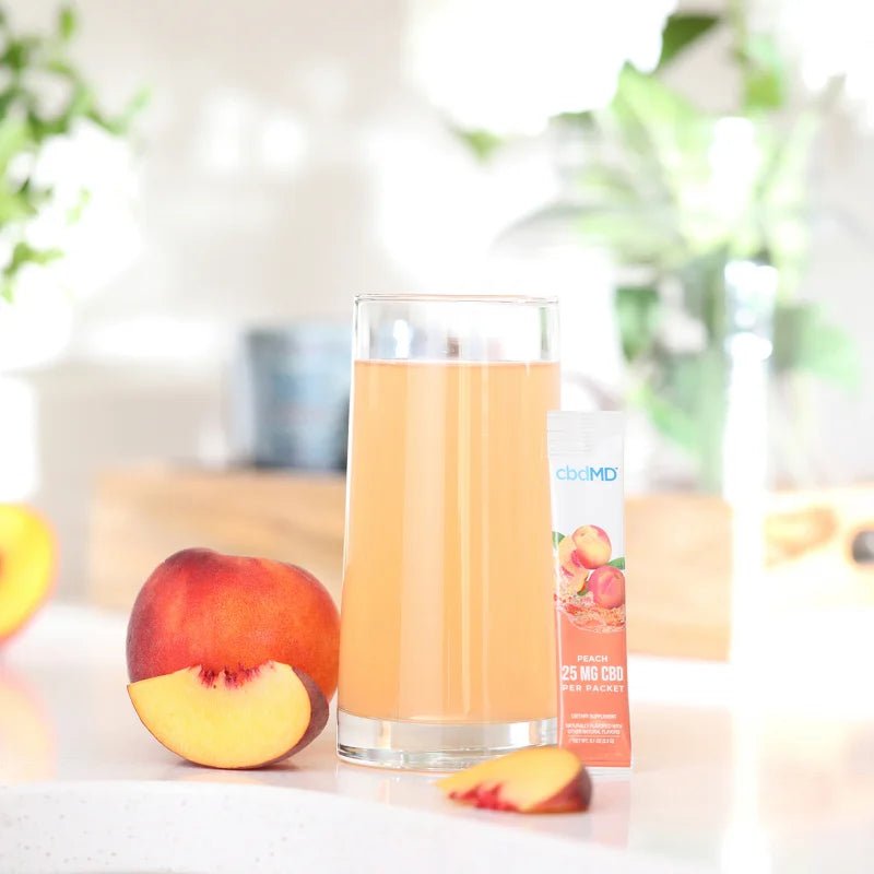 cbdMD CBD Peach Drink Mix Powder | 25mg | CBD – Green Treez Company