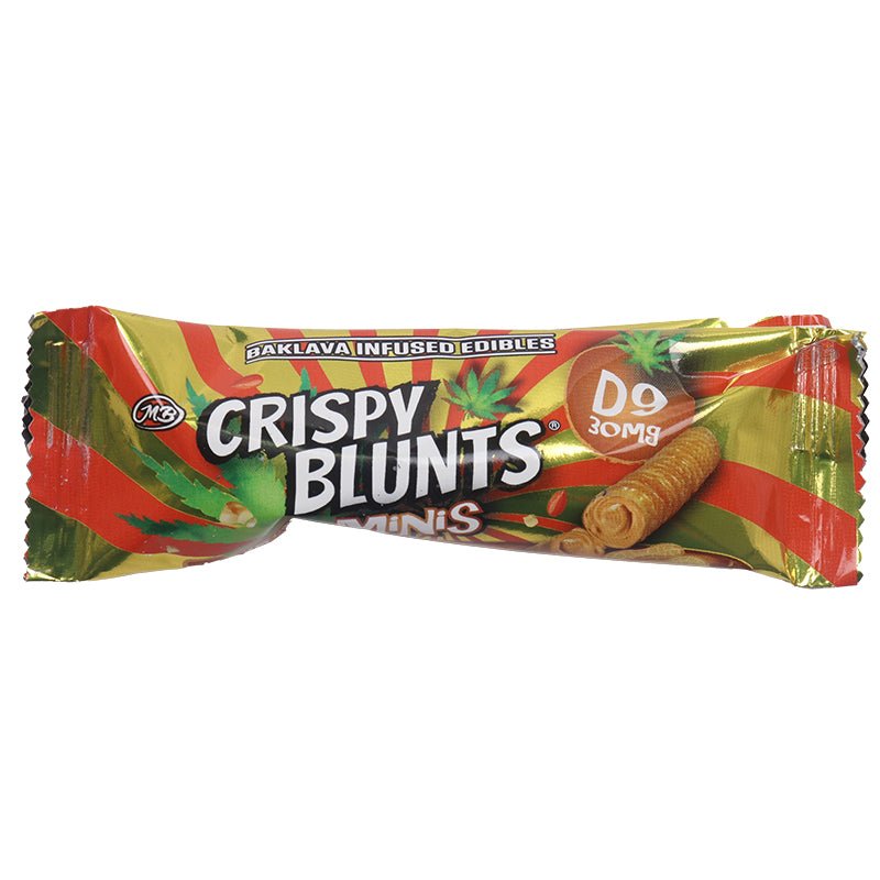 Crispy Blunts Peanut Butter Edible | 30mg Mini | Delta 9 THC – Green ...