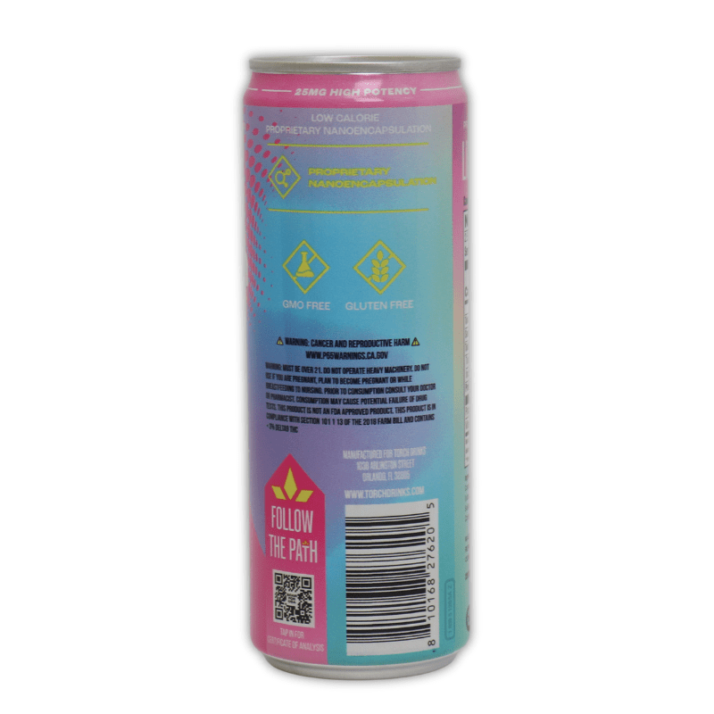 Torch Drinks Pink Lemonade | 25mg | Delta 9 THC Beverages – Green Treez ...