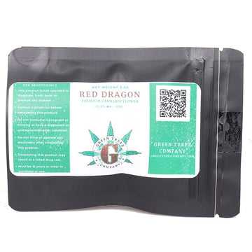 Green Treez Company Red Dragon THCa Flower | 3.5 grams | THCa CBD
