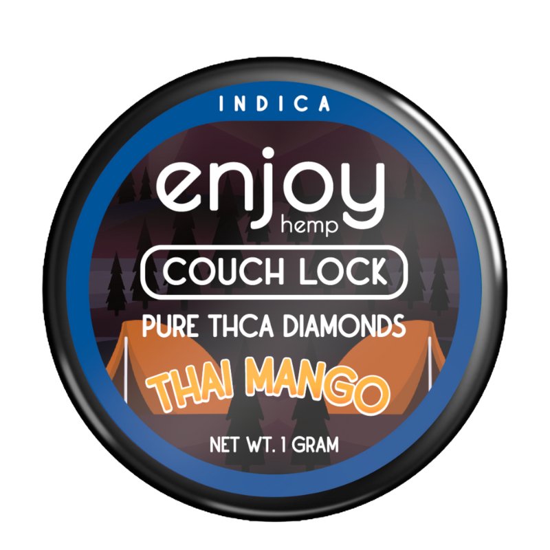 Enjoy Hemp Thai Mango Diamonds Couch Lock | 1 gram | THCa Concentrates ...