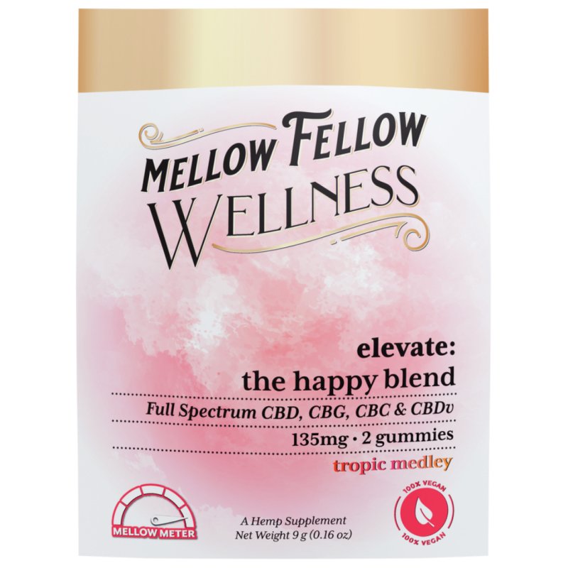 Mellow Fellow Wellness Gummies | Assorted 2 Packs | Full Spectrum ...